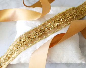 Gold Lace Belt - Etsy