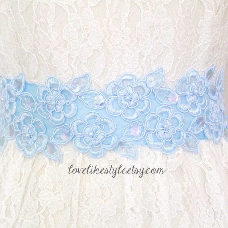Blue Sash - Etsy