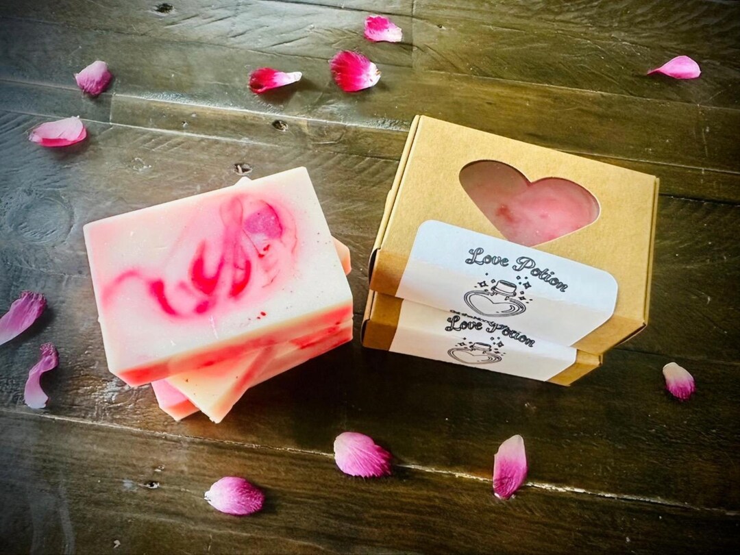 Love Potion Jasmine and Sandalwood Shea Butter Soap - Etsy