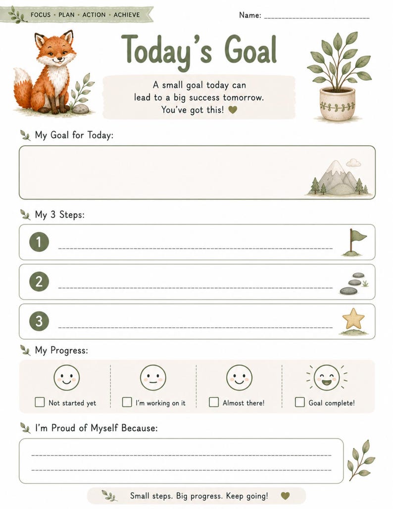 ADHD Friendly Learning Activities Workbook Ages 5-8 | Executive ...