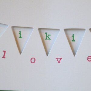 Fikir/love Greeting Card With Ethiopian Flag - Etsy