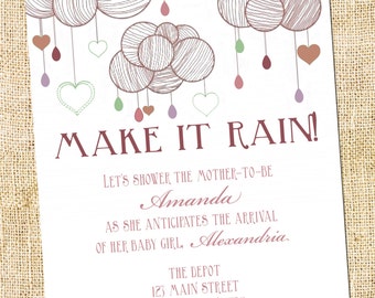 Rain Baby Shower - Etsy