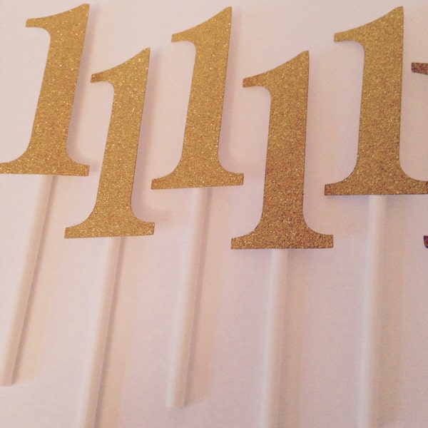 Cupcake Number Cakes - Etsy