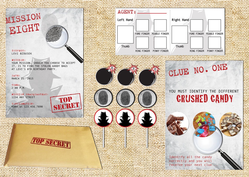 Top Secret Spy Party Invitation DIGITAL FILE - Etsy