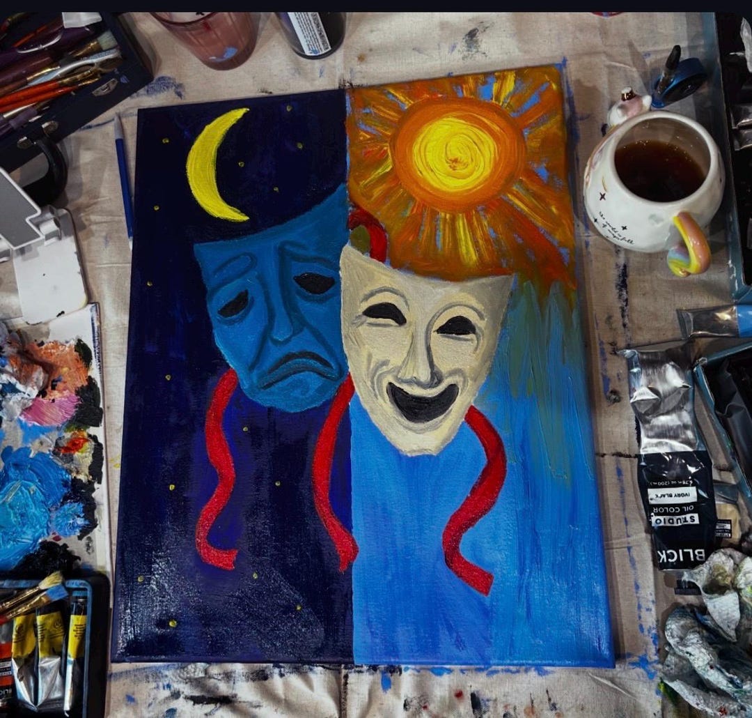 Comedy and Tragedy Wall Decor - Etsy