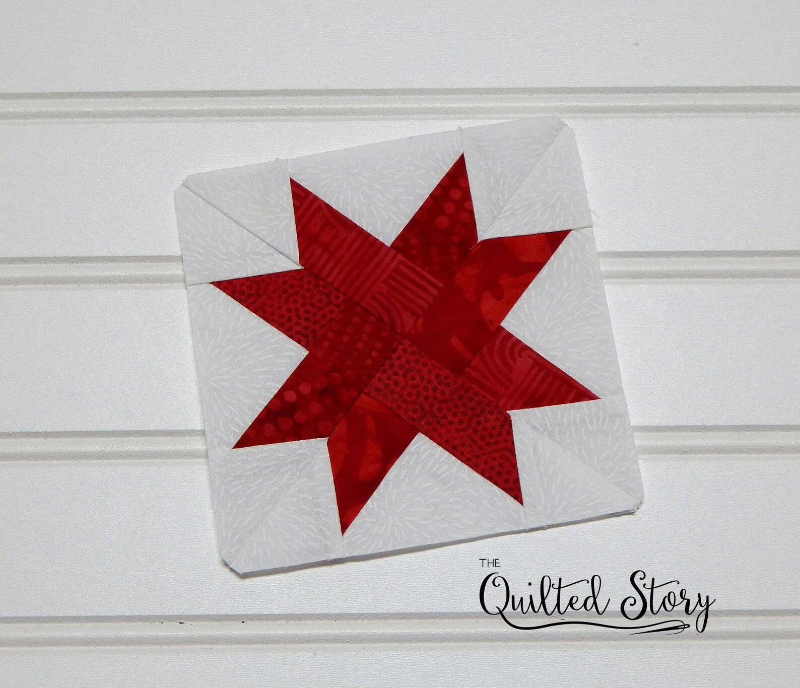Small Sized Twisted Star Quilt Block Pattern-pdf Foundation Paper ...