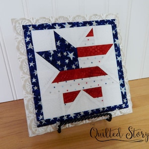 LARGE Sizes American Star Quilting Pattern-pdf Foundation Paper Piecing ...