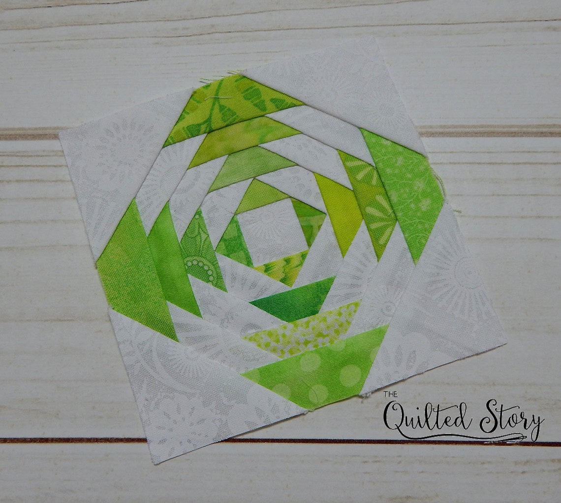 Pineapple Quilt Block Foundation Paper Piecing Quilt Block Pattern-pdf ...