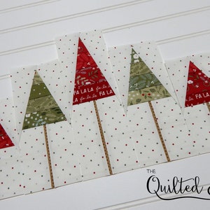 5" Scrappy Pines Block Pattern-pdf Foundation Paper Piecing Quilt Block ...