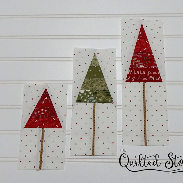 Tall Christmas Tree Quilt Pattern - Etsy