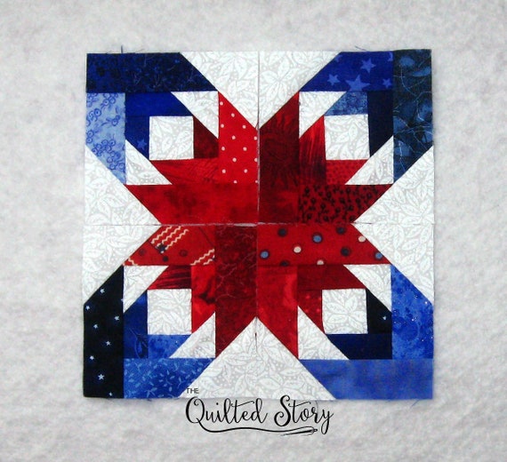Quilting Pattern-triangle Log Cabin Quilt Block Pattern-pdf - Etsy