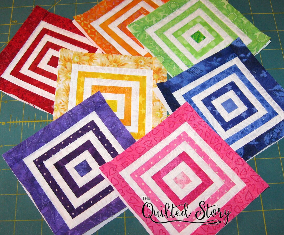 Quilt Block Foundation Paper Piecing Quilt Block Pattern-square Frames ...