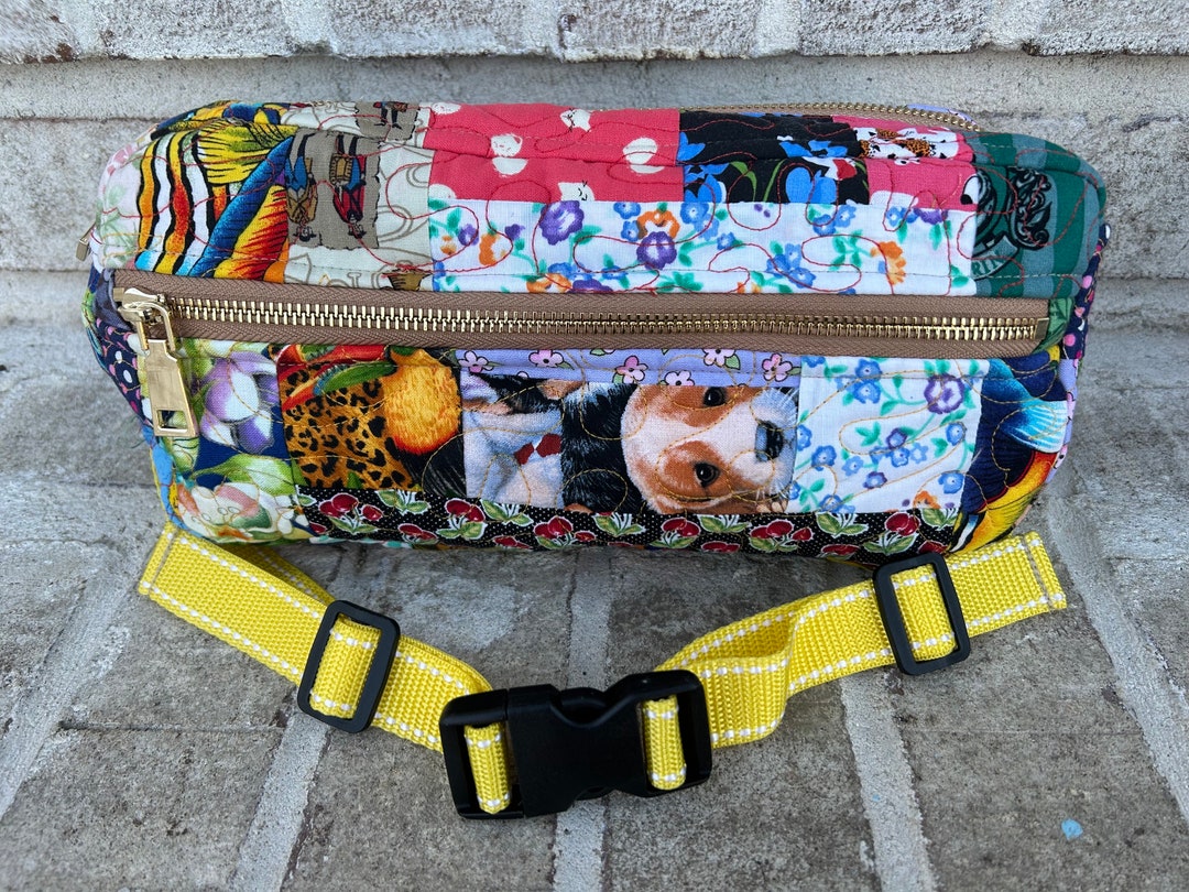 CUSTOM Fanny Pack Handmade by Me With Recycled Fabric - Eco Fashion ...