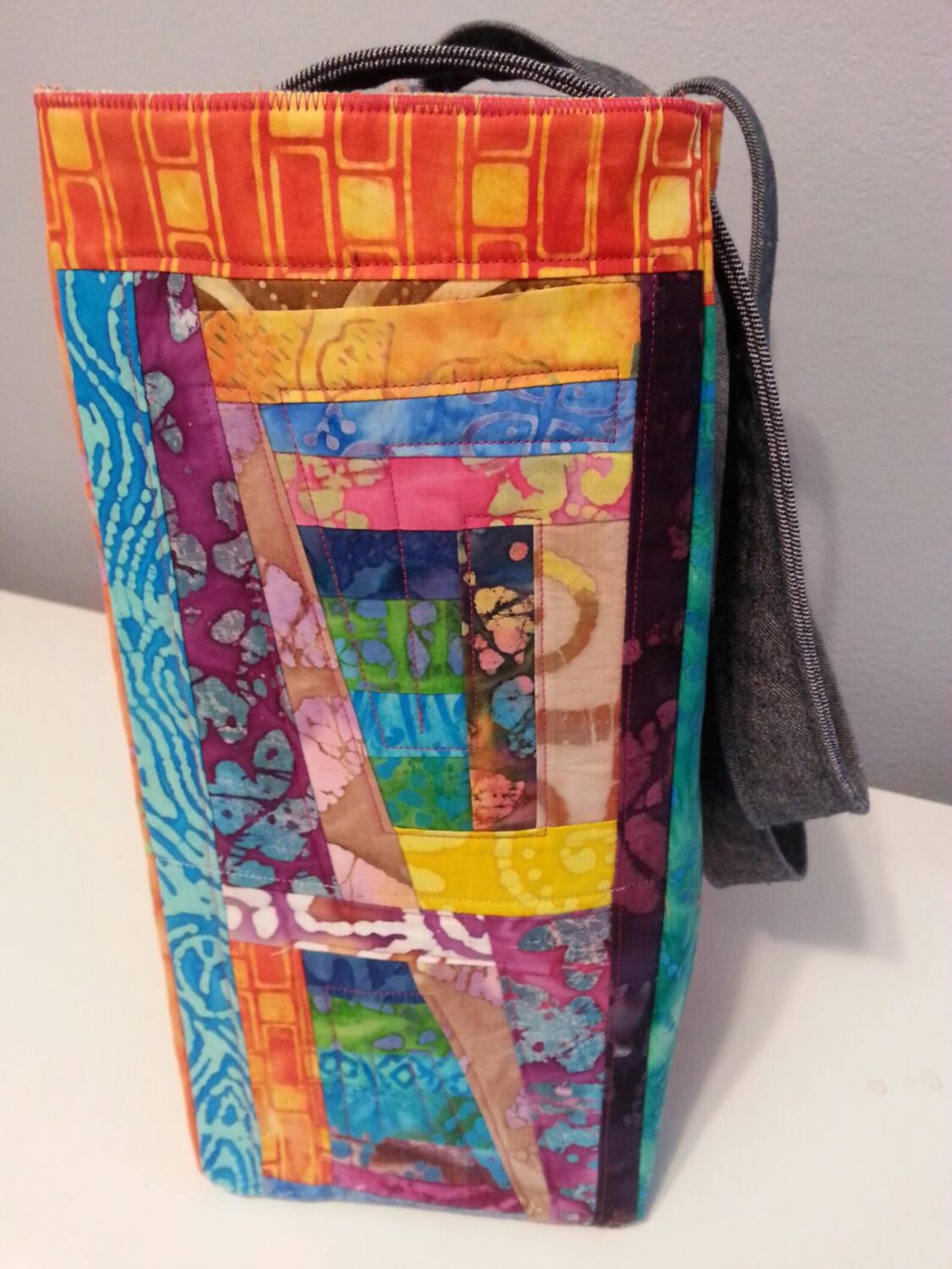 CUSTOM ORDER Quilted Bag Handmade Washable Funky OOAK One of a Kind ...