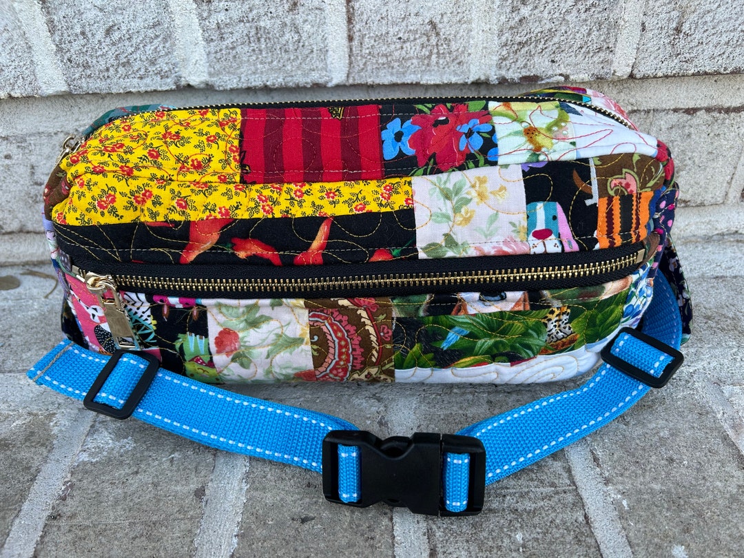 CUSTOM Quilted Fanny Pack - Recycled Fabric - Ecofriendly Gift ...