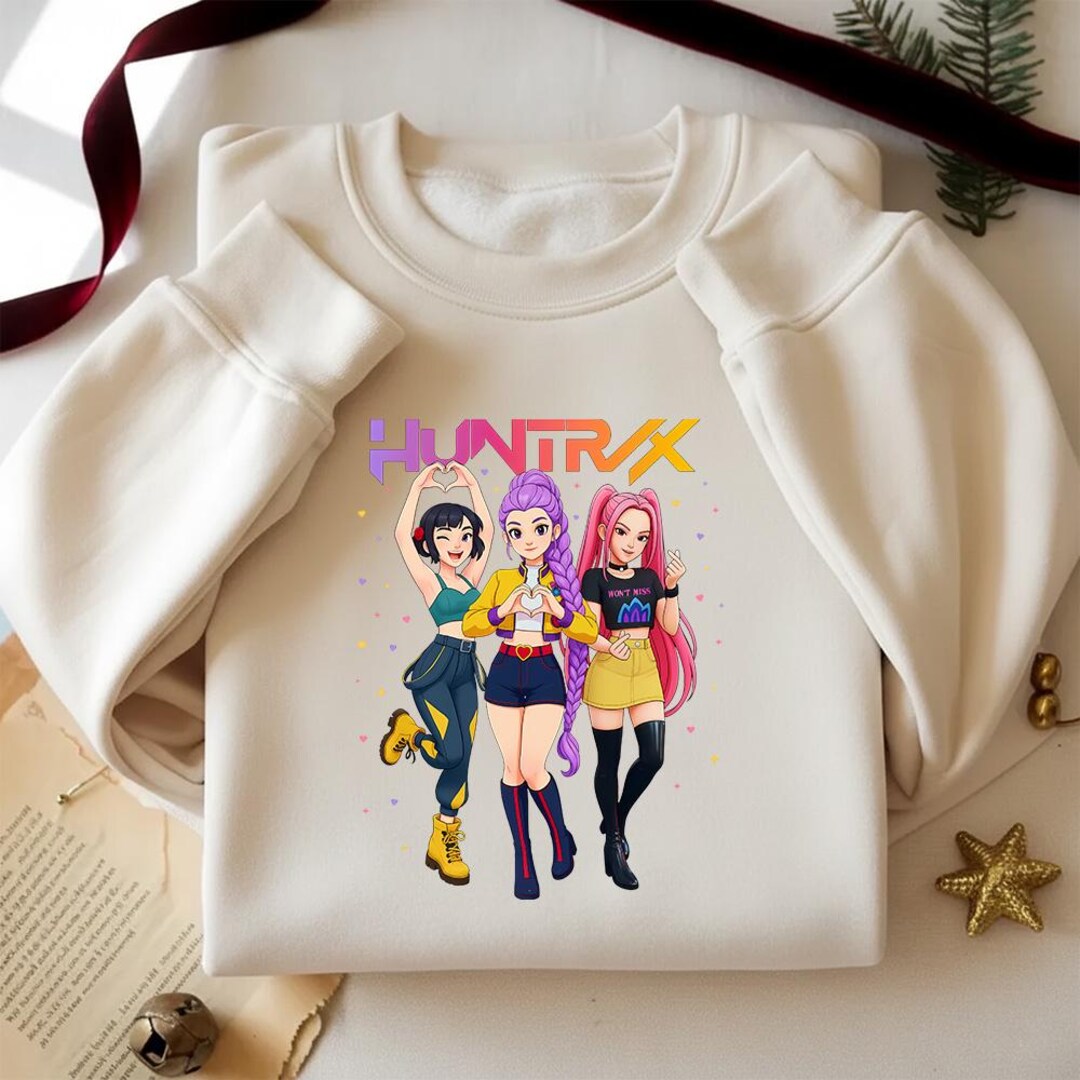 HUNTRX Girl Group PNG, Kpop Girls PNG, Anime Girl Band Graphic ...