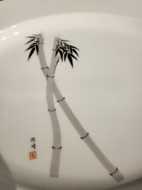 Large Asian Serving Platter - Etsy