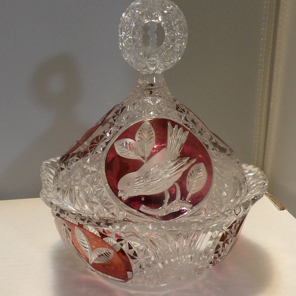 Red Bird Crystal Germany - Etsy