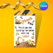 Editable Construction Gift Tags for Gift Bag Tags Construction Gift ...