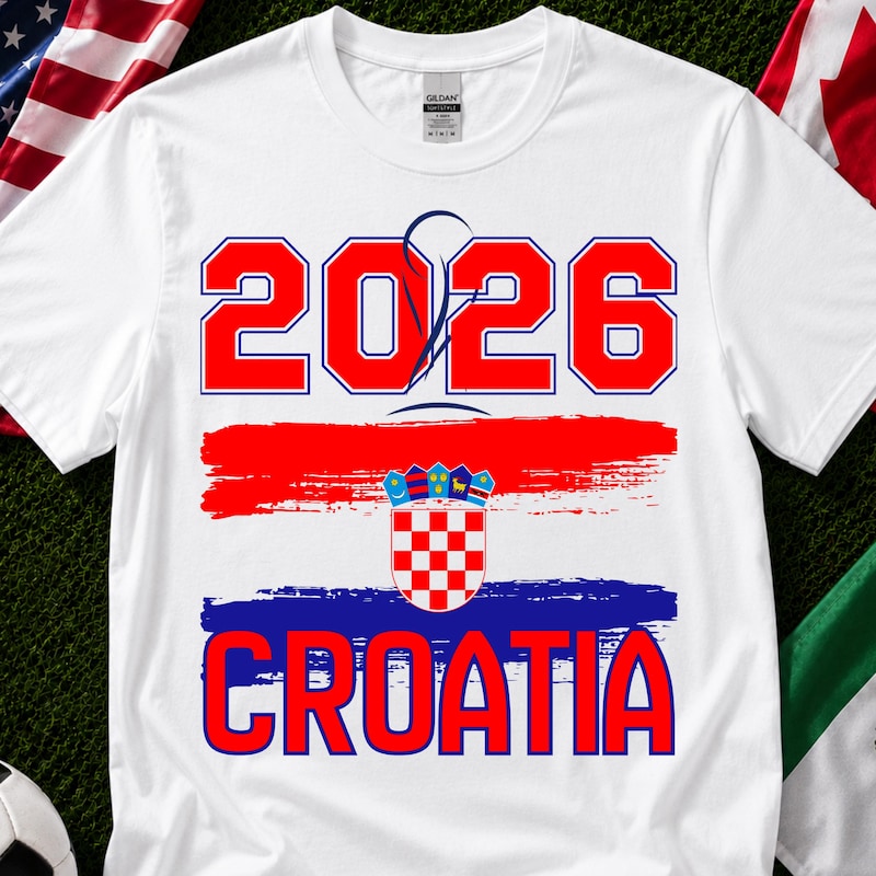 Croatia 2026 T Shirt - Etsy