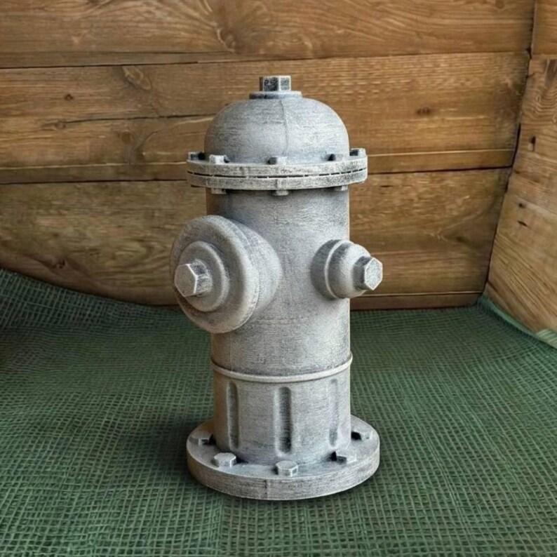 Concrete Fire Hydrant Garden Statue Cement Hydrant Sculpture Indoor ...