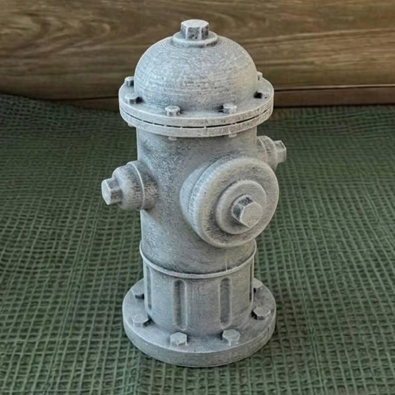 Concrete Fire Hydrant Garden Statue Cement Hydrant Sculpture Indoor ...