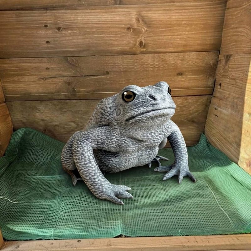 Large Garden Frog Statues - Etsy
