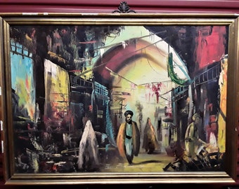 Middle Eastern Oil Painting - Etsy