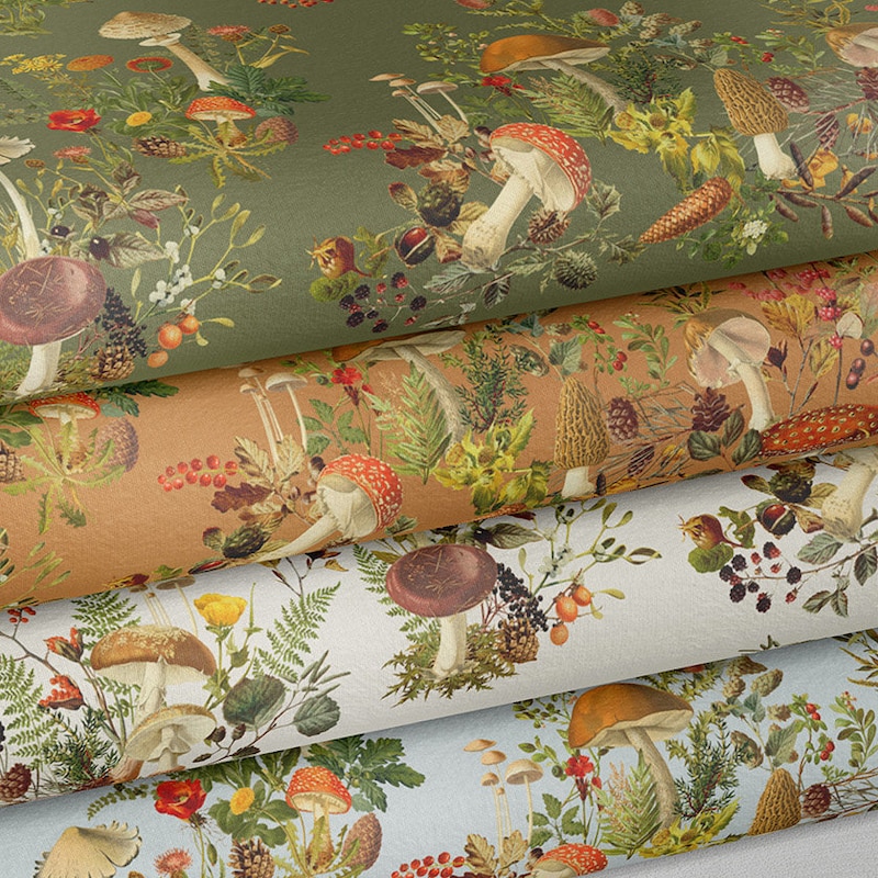 Nature Fabric Prints - Etsy