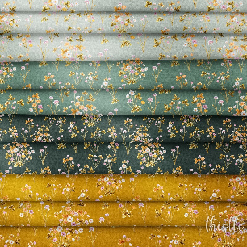 Thistle Fabric - Etsy
