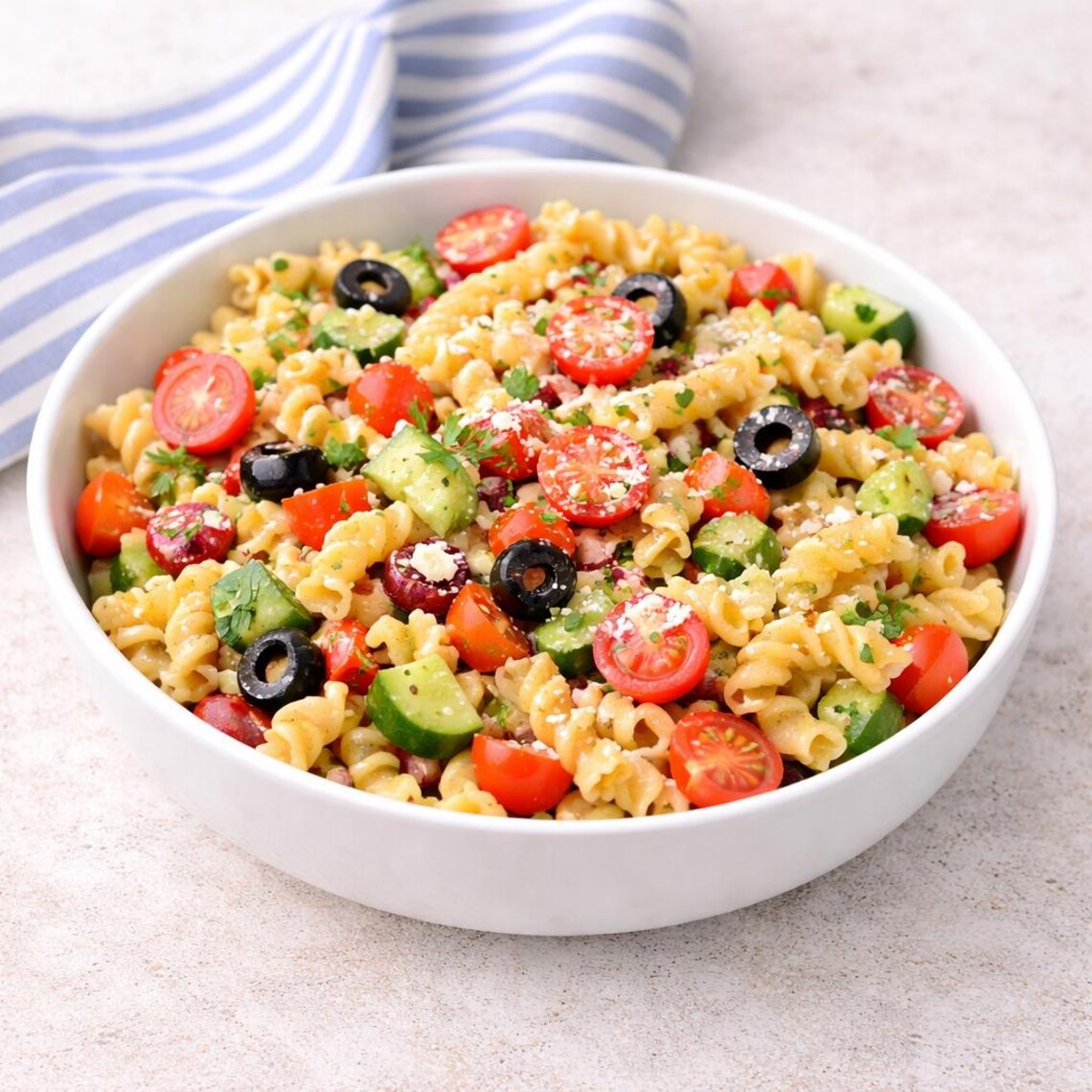 Zesty Pasta Salad Recipe PDF | Easy Summer Side Dish | BBQ, Picnic ...