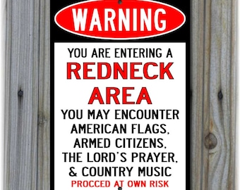 TRAILER TRASH IN the Area Warning Funny Novelty Redneck Sign - Etsy