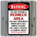 Warning: Redneck Area Highway Sign - Etsy