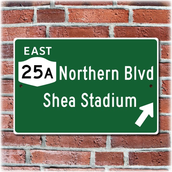 Shea Stadium Replica Exit Sign | Etsy
