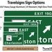 Eastern Illinois I-57 Exit Sign Replica - Etsy