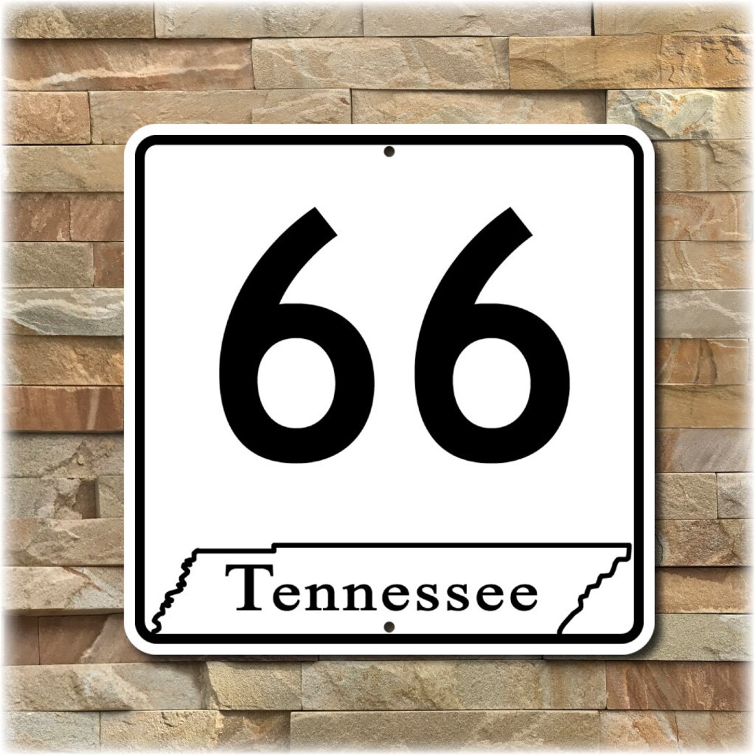 Personalized Tennessee Highway Sign (TN-66 Shown) - Etsy