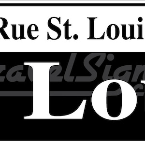 New Orleans French Quarter Street Signs - Home of Mardi Gras - Etsy