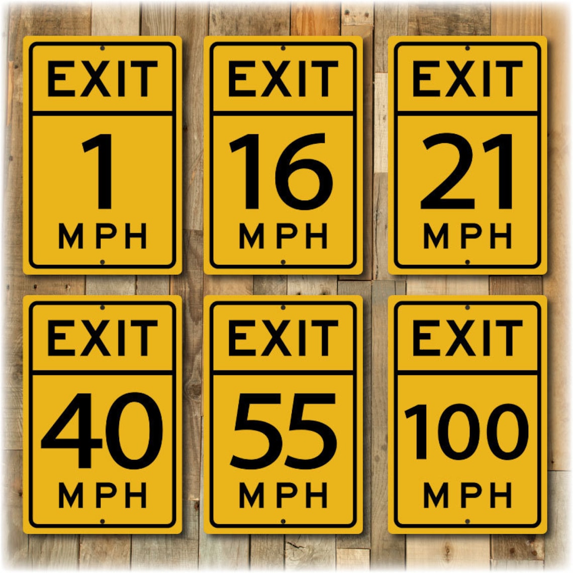 Personalized Exit Speed Limit Street Sign - Etsy