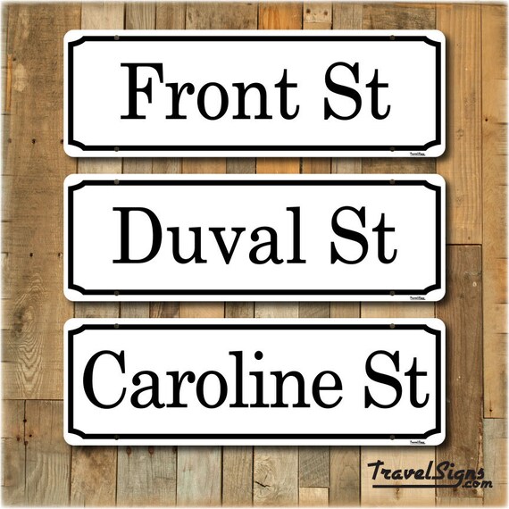 Key West Street Signs - Etsy