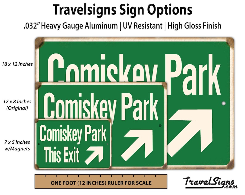 Comiskey Park Dan Ryan Expressway Exit Sign | Etsy
