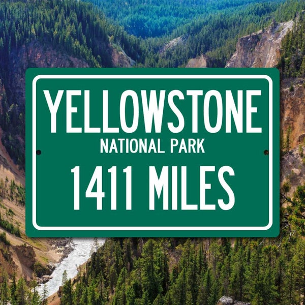 Yellowstone Sign - Etsy
