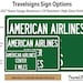 Personalized Highway Distance Sign To: American Airlines Center, Home ...