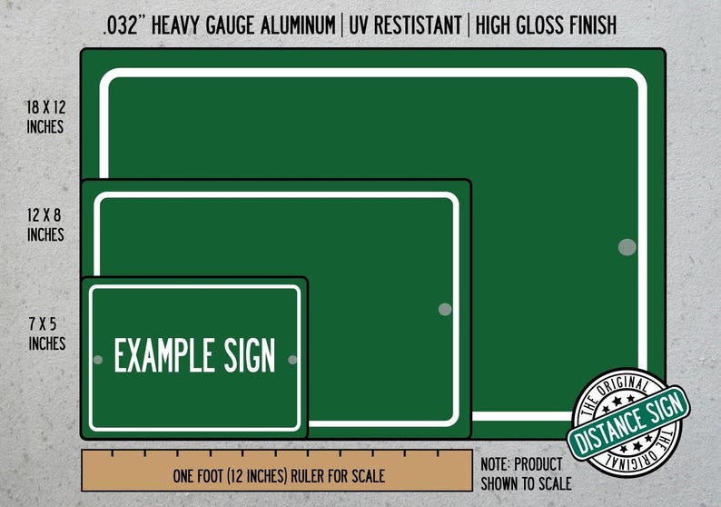 Personalized Highway Distance Sign To: Darlington Raceway - Etsy