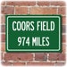 Personalized Highway Distance Sign To: Caesars Superdome Home - Etsy