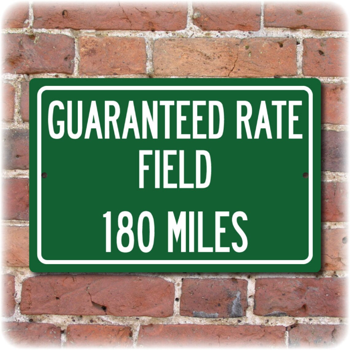 Personalized Highway Distance Sign To: Guaranteed Rate Field - Etsy