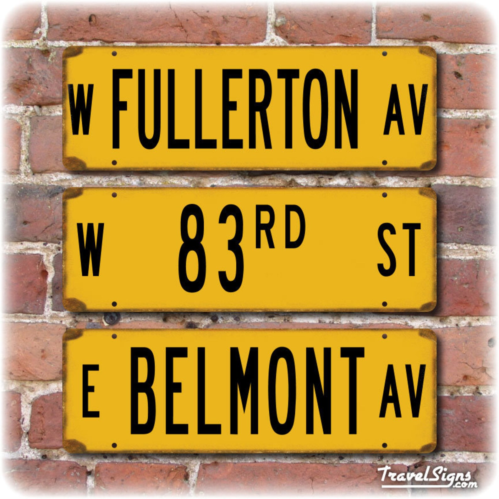 Vintage Chicago Street Signs - Etsy