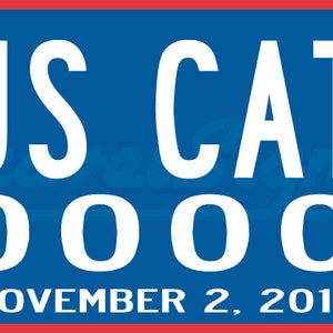 Eamus Catuli Wrigley Field Sign - Etsy