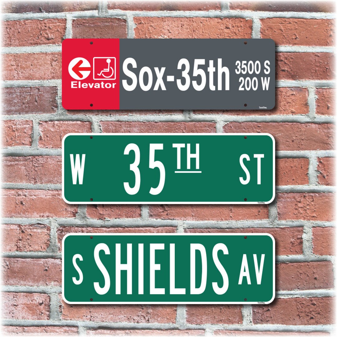 Signs of Comiskey Park, (always) the Home of the Chicago White Sox - Etsy