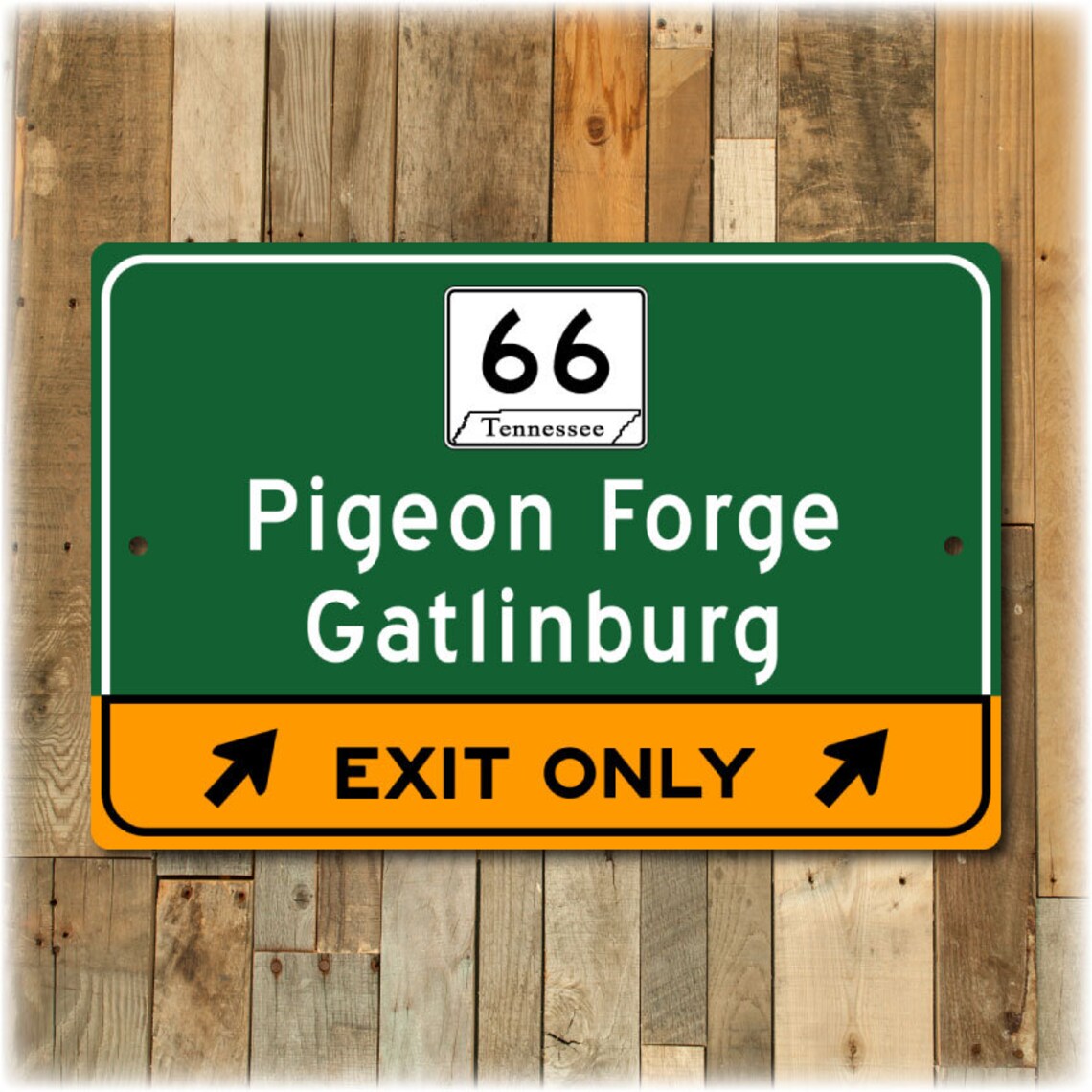 Pigeon Forge / Gatlinburg Highway Exit Sign Smoky Mountains - Etsy