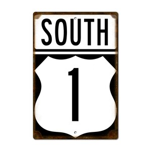 Florida US 1 Replica Highway Sign - Key West, Marathon, Islamorada, Key ...